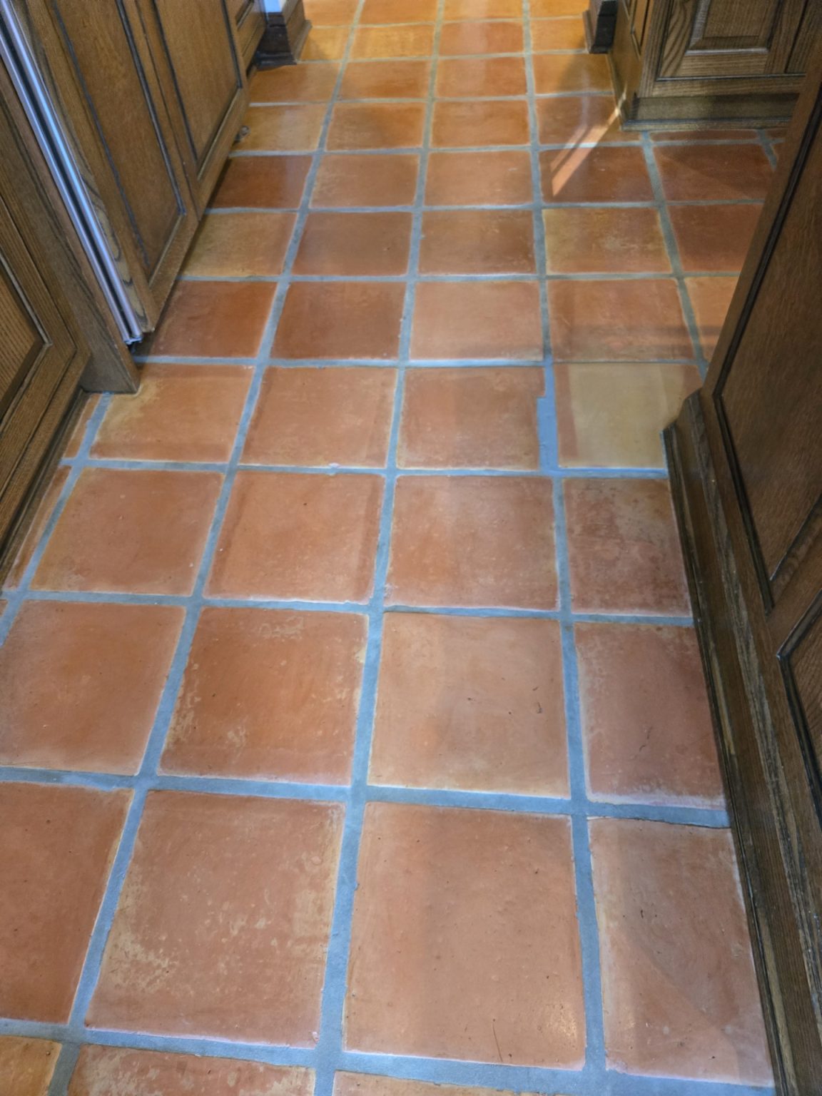 Refinishing a 70-Year-Old Mexican Saltillo Floor